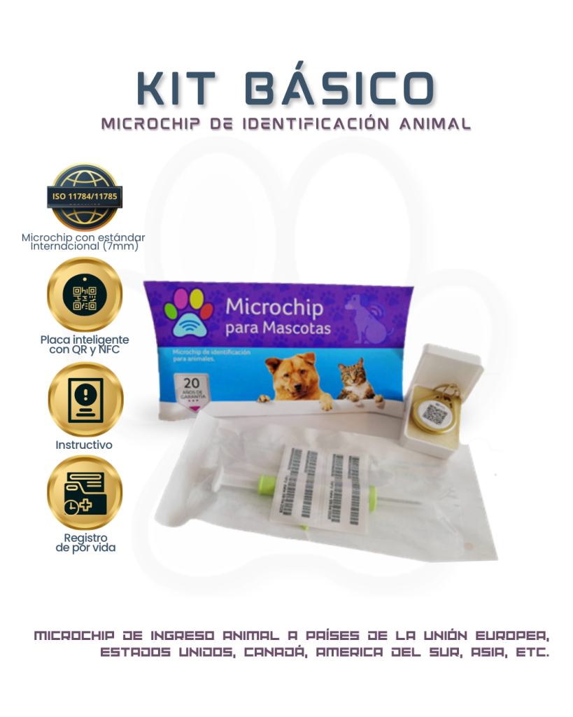 Microchip para Mascotas Kit Básico - ChipMascotas